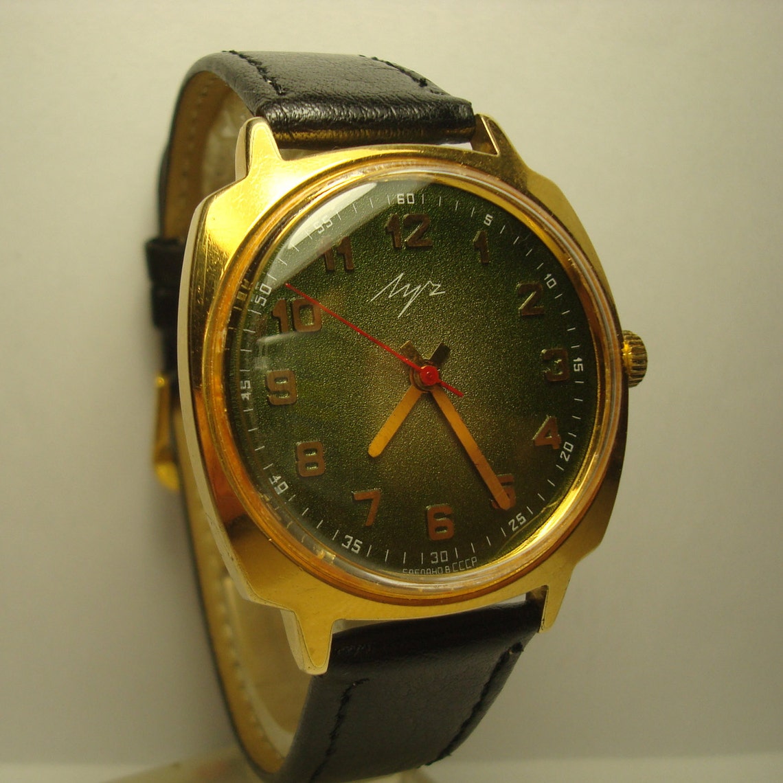 Luch Gold Watch Caliber 2209 Wrist Mens Watch 23 - Etsy