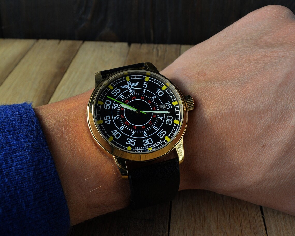 Men's Vintage Watch Poljot Watch Soviet Watch Poljot - Etsy