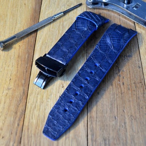 Watch Strap Genuine Python Band Leather Handmade Python Strap 16mm,18mm ...