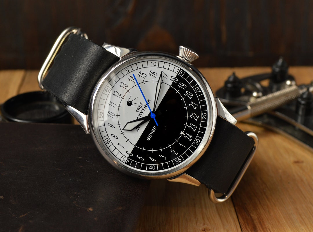 Men's Vintage Watch | Sputnik Watch | Mechanical Watch | Sputnik 24 ...