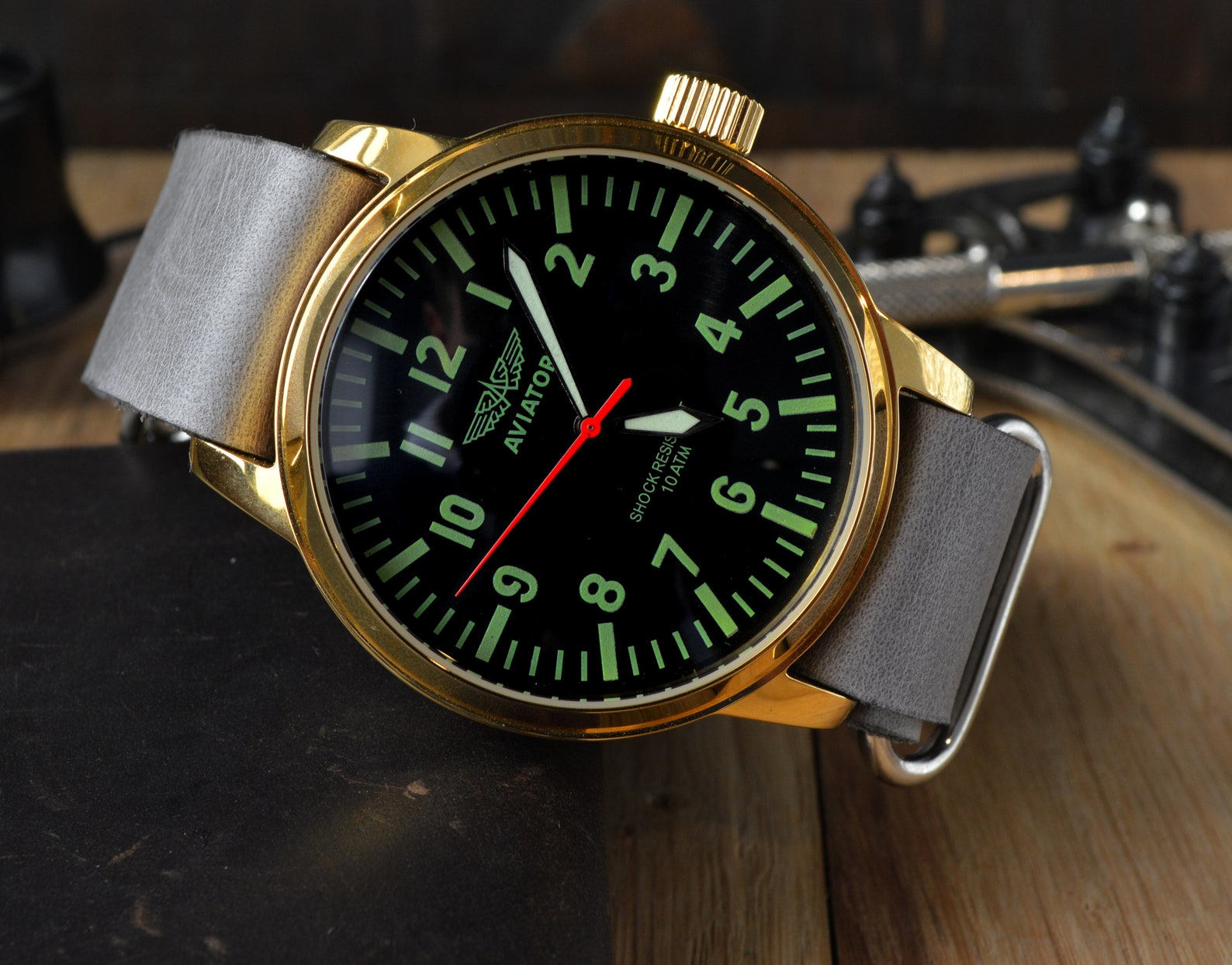 Men's Vintage Watch | Poljot Aviator | Soviet Watch | Poljot | Alarm ...