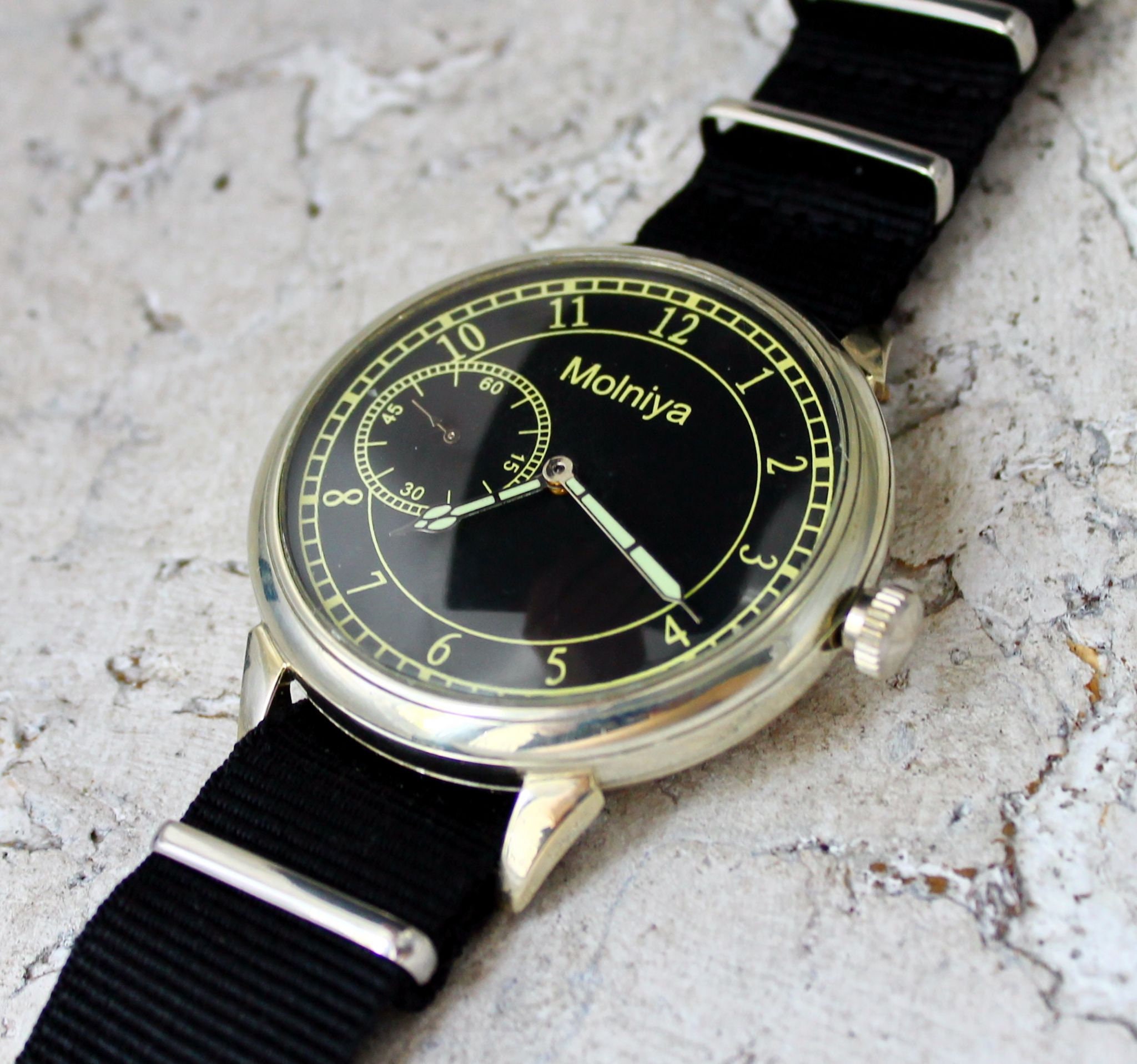 Men's Vintage Watch Molnija Watch Soviet Watch Wrist | Etsy