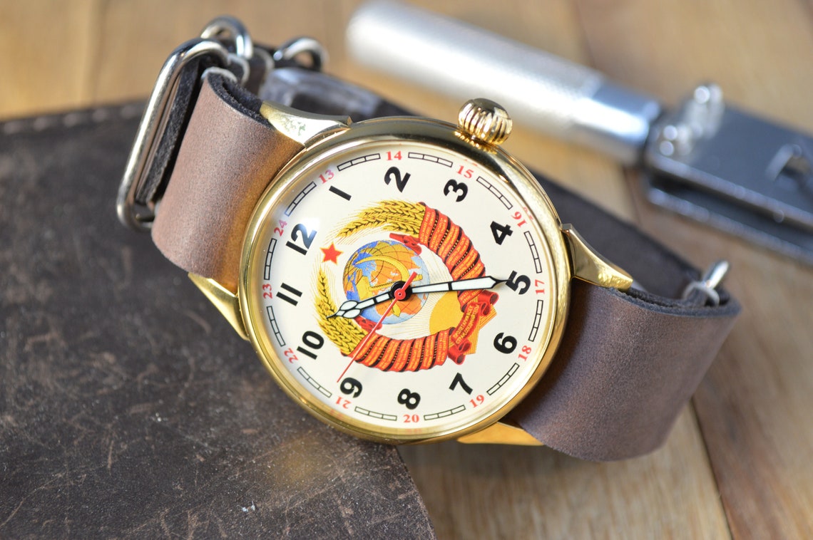 Herren Vintage Uhr Raketa Uhr Sowjetische Armbanduhr - Etsy