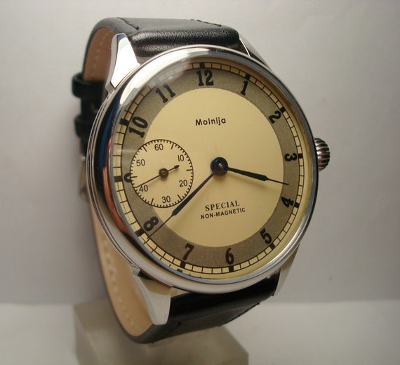 Men's Vintage Watch Molnija Watch Molnia watch | Etsy