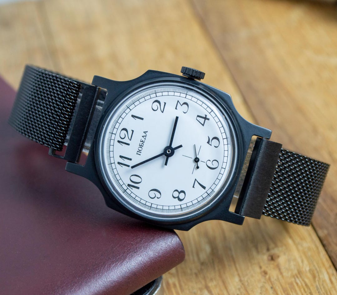 Men's Vintage Watch | Pobeda Aviator Watch | Soviet Watch | USSR Watch ...