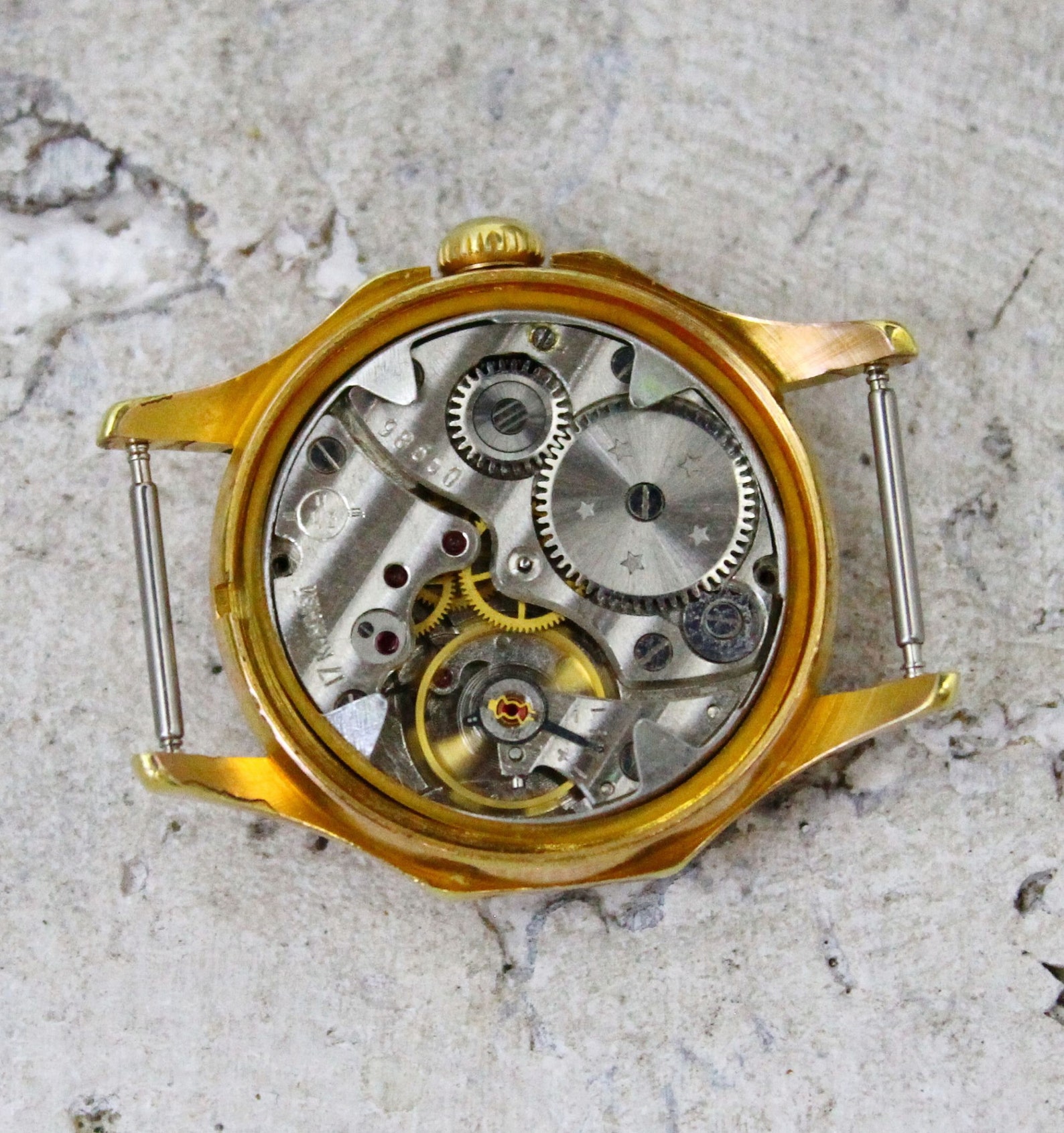 Men's Vintage Watch Chaika Watch Gold Plated Watch - Etsy