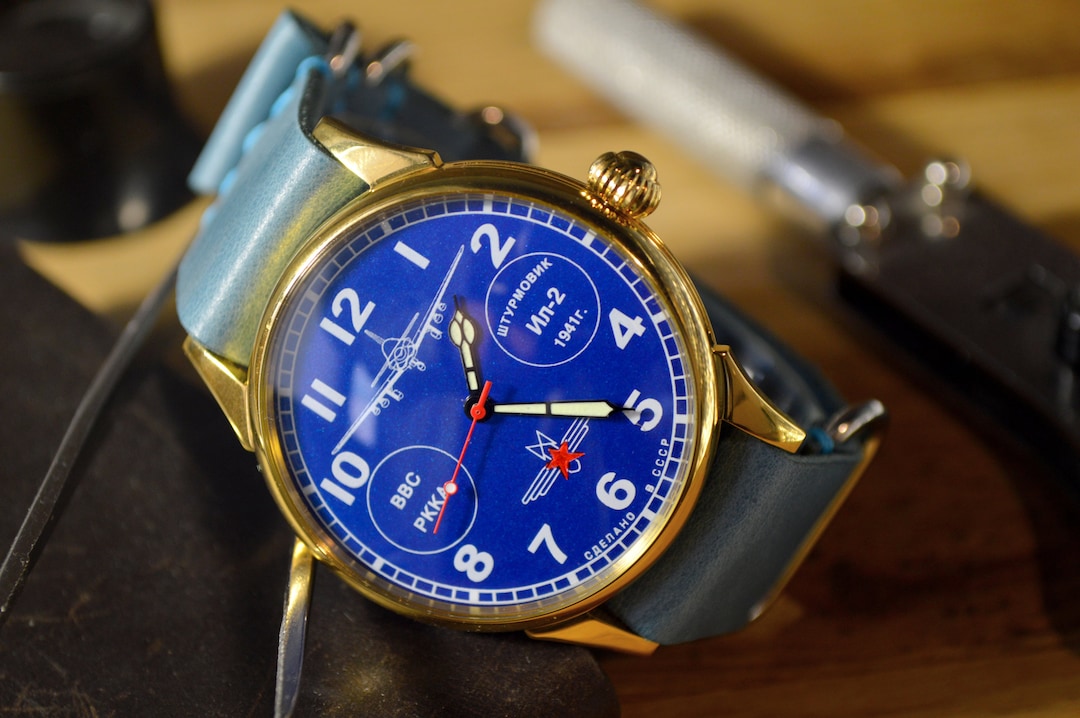 Men's Vintage Watch | Raketa Shturmovik Watch | Soviet Watch | Raketa ...