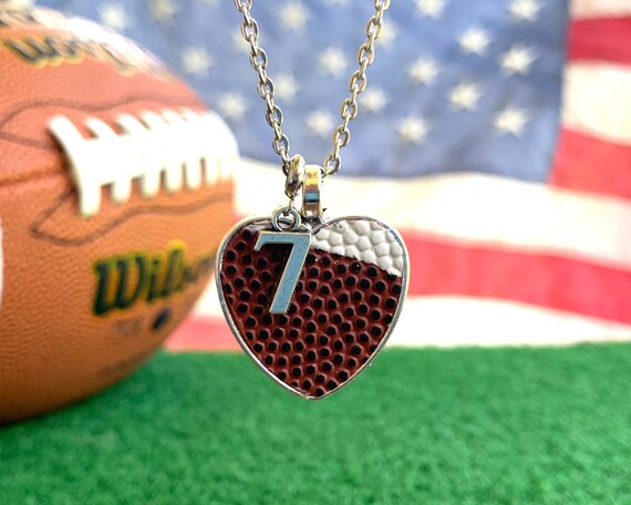 Authentic Football Necklace w/ Real Ball Real Football | Etsy