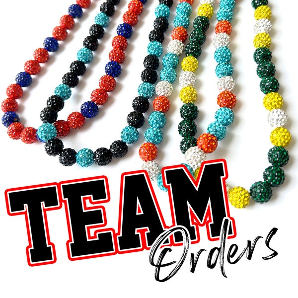 Baseball Beaded Necklace - Etsy