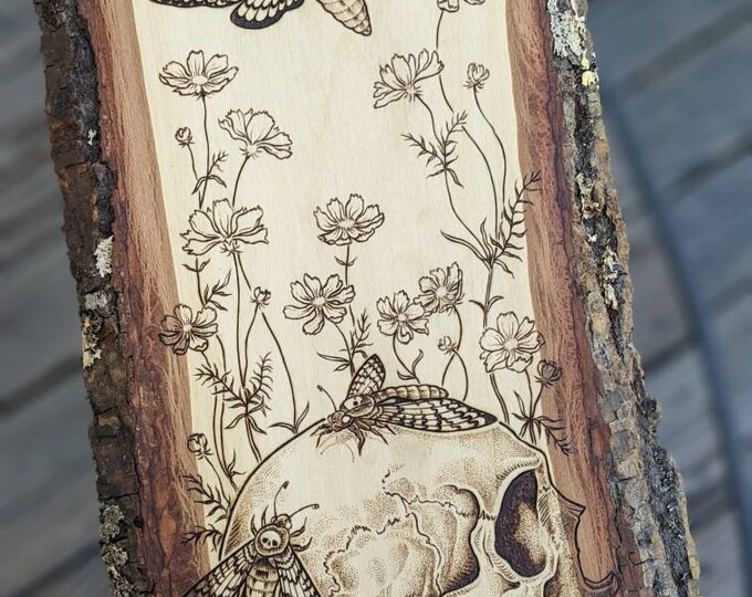 In Life & Death Pyrography ORIGINAL - Etsy