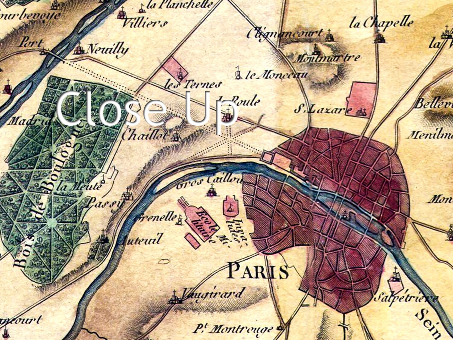 Paris France Bonne 1780 SKU 0028 - Etsy Norway