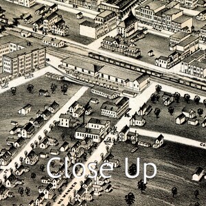 Bird's Eye View of Durham North Carolina 1891 SKU 0256 - Etsy