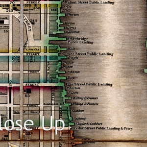 Map of Philadelphia - Pennsylvania - 1830 - SKU 0204 - Etsy