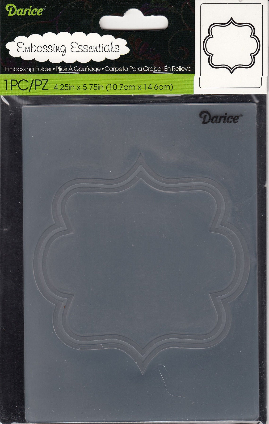 Square Border, Frame Darice Embossing Folder for Card Making and ...