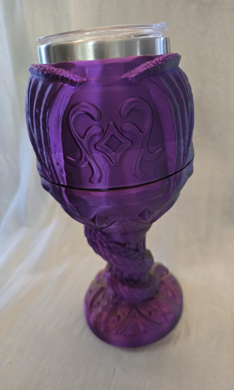 Dragonscale Goblet Chalice - in Any Color You Like - Metal Wine Tumbler ...