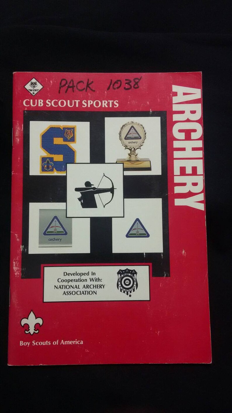 Rare CUB SCOUT Sports ARCHERY Pamphlet Book Sports Booklet 1985 ...