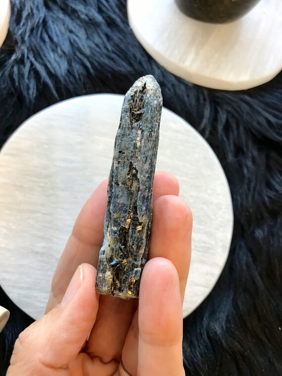 Rare large indigo kyanite Crystal from Zimbabwe Africa Home & Living ...