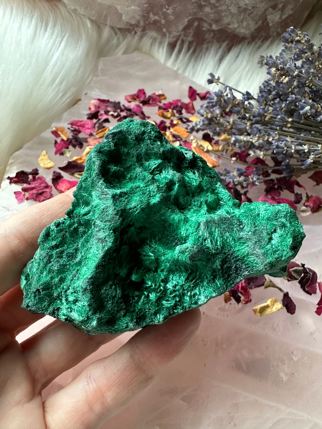 Silky Fibrous Malachite Crystal Specimen From Africa/ Rare Gemstone - Etsy