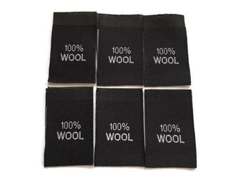 WOOL Care Labels - Etsy