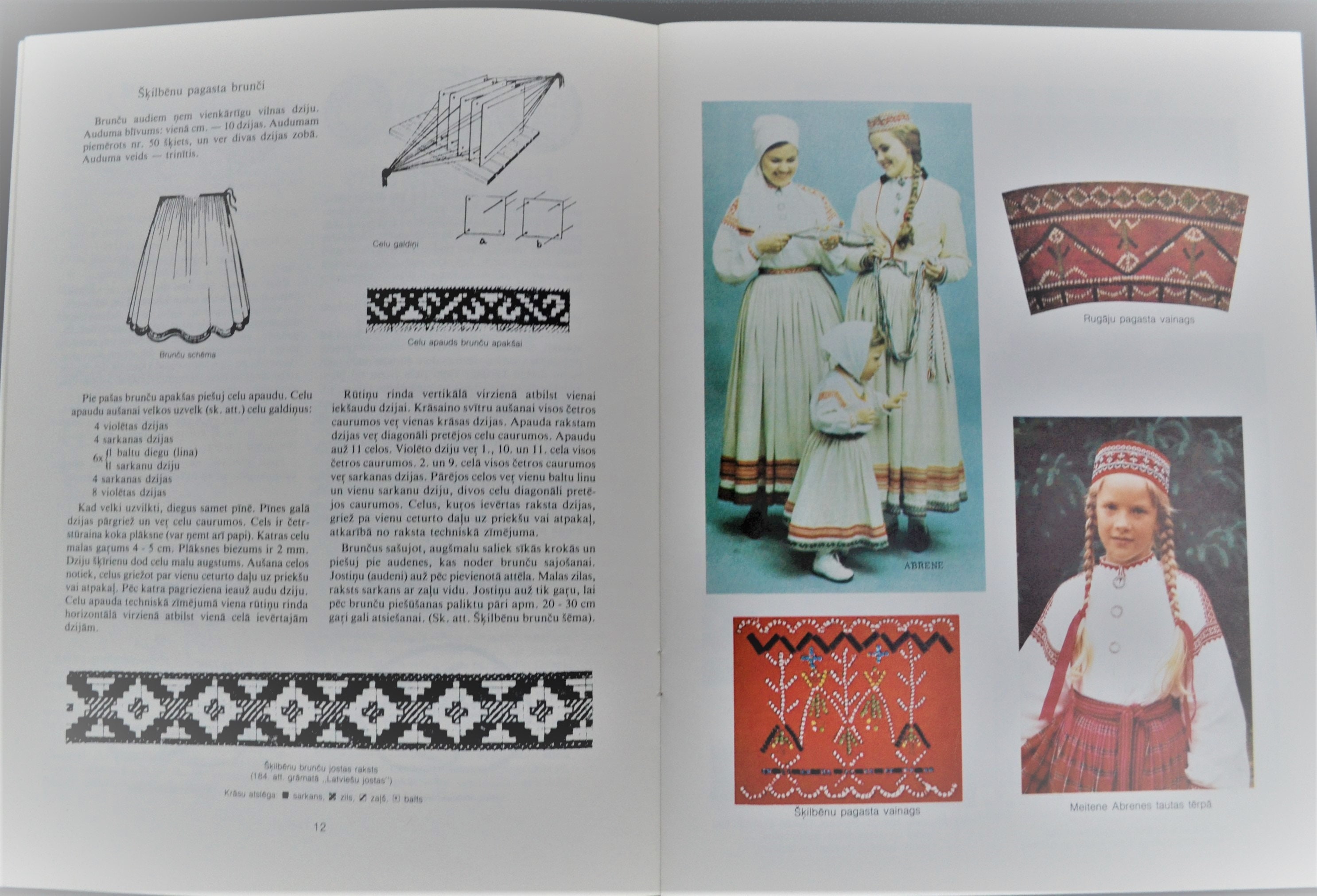 Book: the Folk Costume of Abrene Latvia latvju Novadu - Etsy