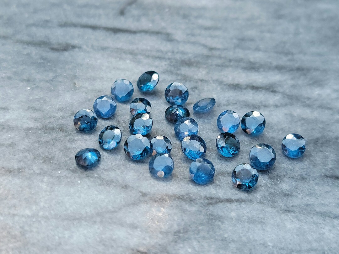 4MM Round Blue Gahnite From Kaduna State Nigeria - Etsy