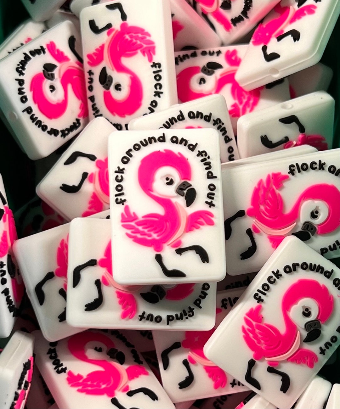 366 Flock Around and Find Out Silicone Bead - Etsy