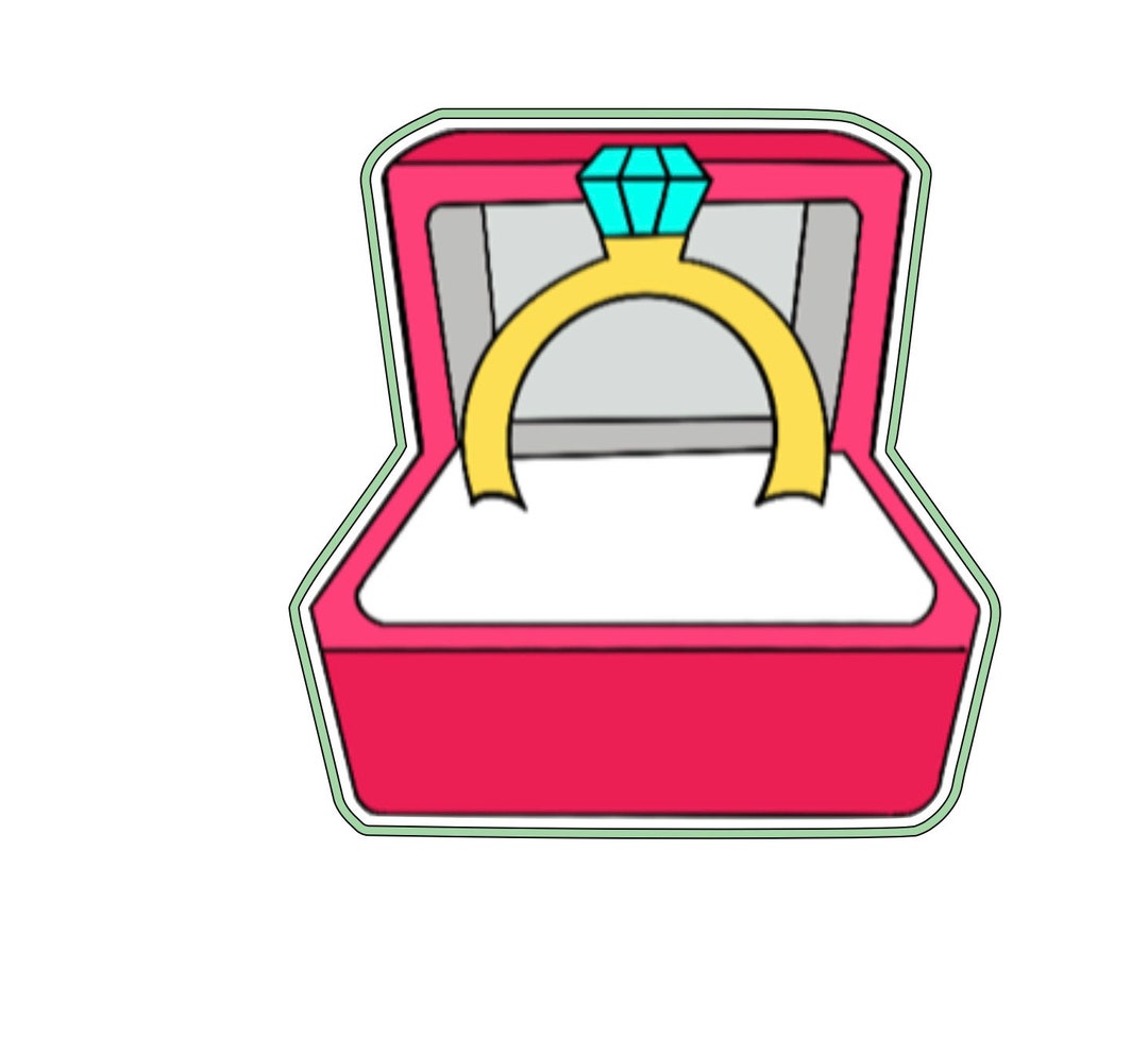 Ring Box Cookie Cutter/engagement Ring Cookie Cutter - Etsy