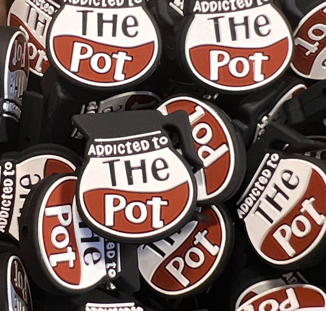 Addicted to the Pot Silicone Focal Beads - Etsy