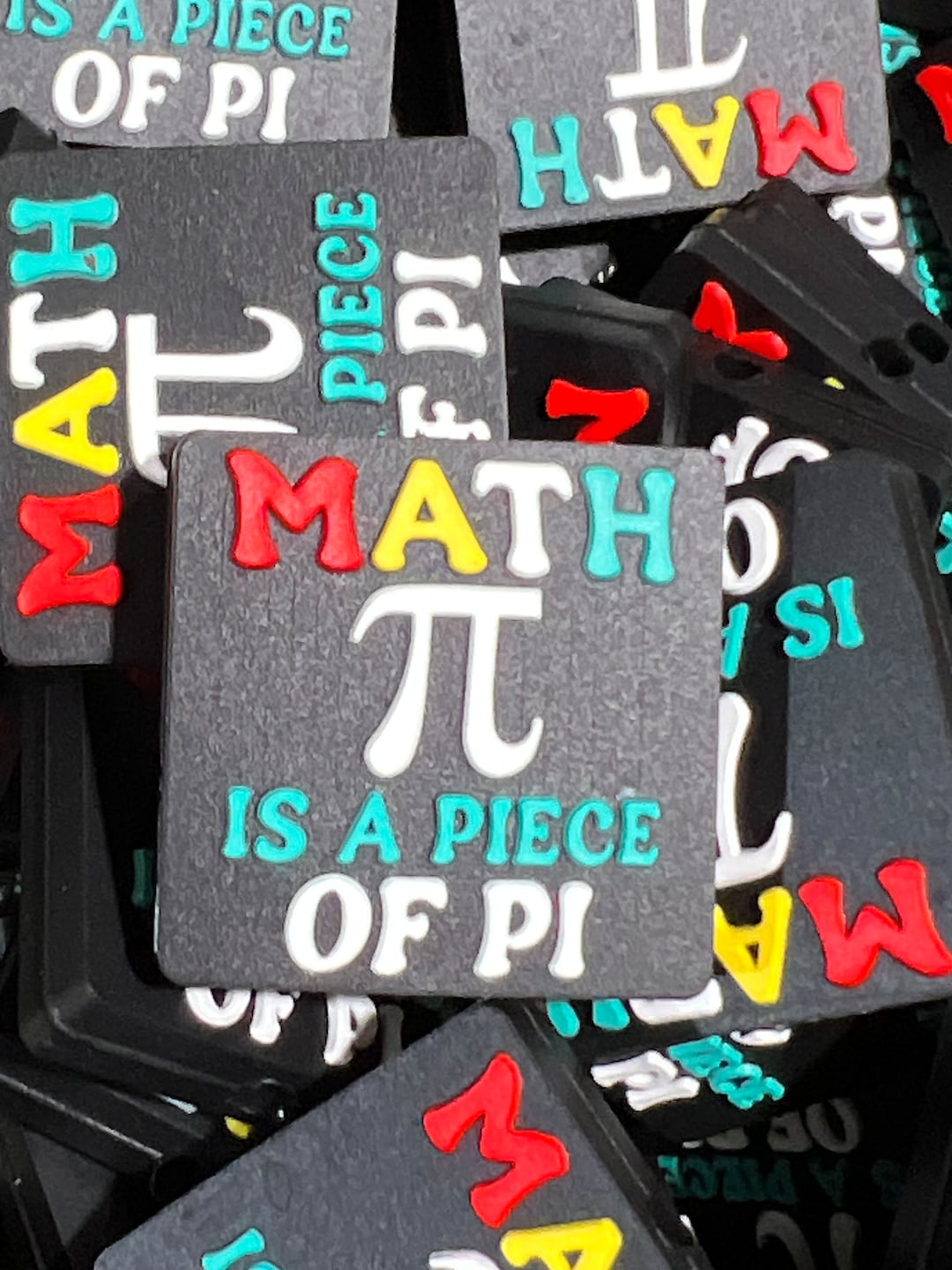 Math is A Piece of Pi Silicone Focal Bead. - Etsy