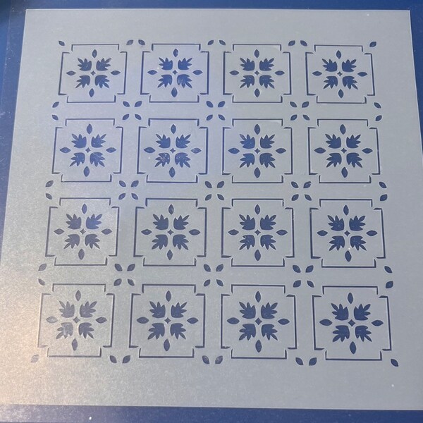Mediterranean Tile Cookie Stencil - Etsy