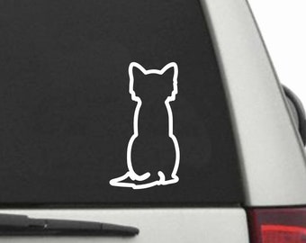 Dog car decals | Etsy