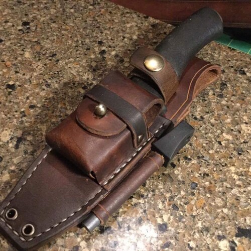 Helle Utvaer Bushcraft Knife Custom Bushcraft Sheath - Etsy