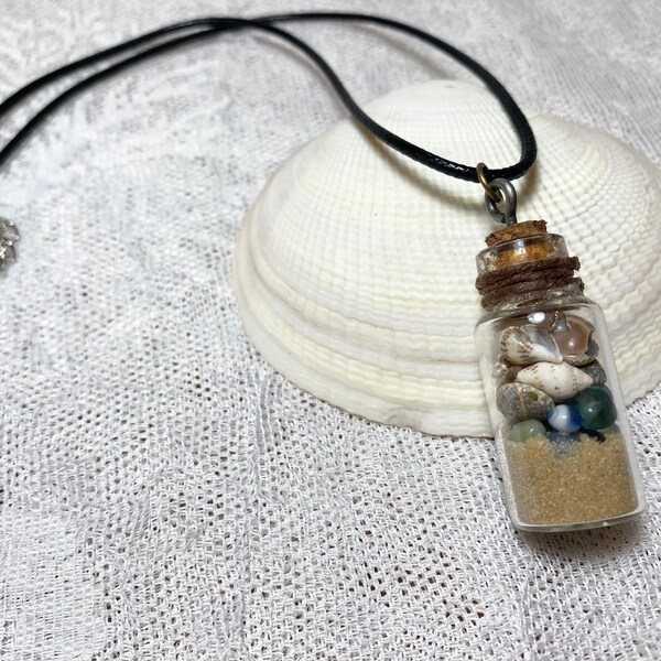 Sand Bottle Necklace - Etsy