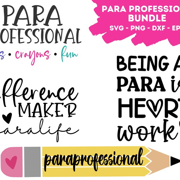Paraprofessional Svg - Etsy
