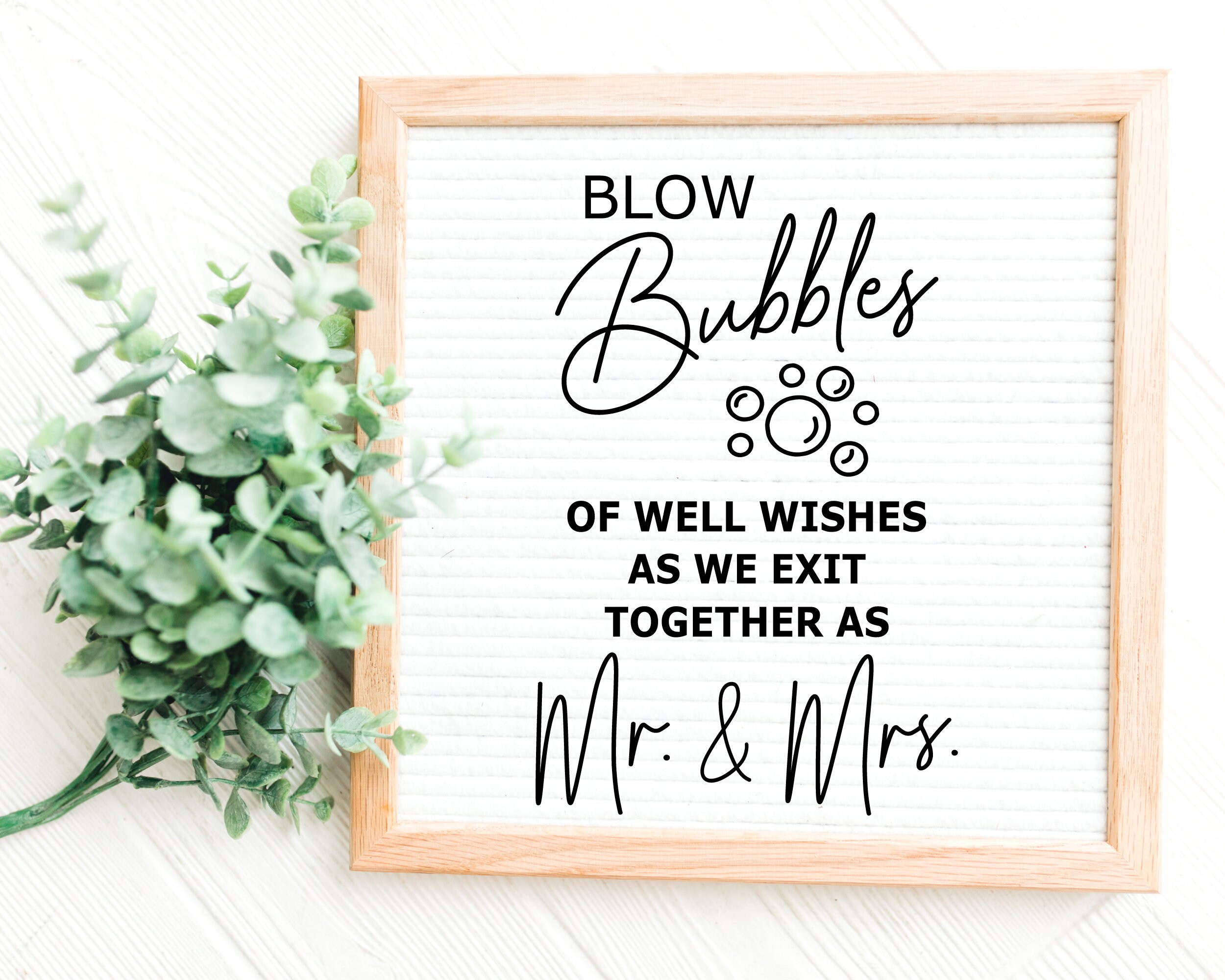 Blow Bubbles of Well Wishes for the Mr. and Mrs. Bubble Send - Etsy