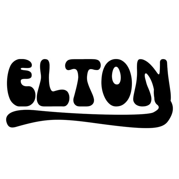 Drawing & Illustration Elton John SVG/PNG Digital Download File for Cricut Elton John White ...