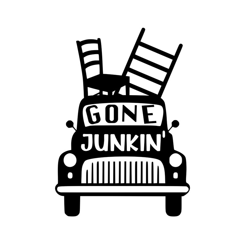 Junkin SVG Gone Junkin' SVG Thrifting SVG - Etsy