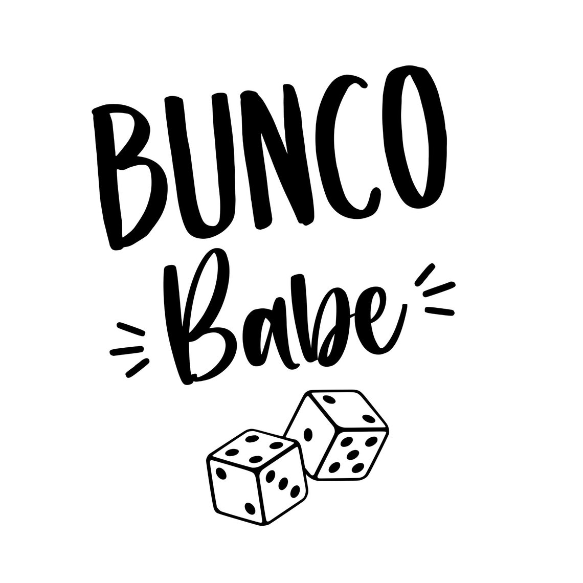 Bunco SVG Bundle Bunco Dice SVG Bunco PNG Bunco Shirt - Etsy