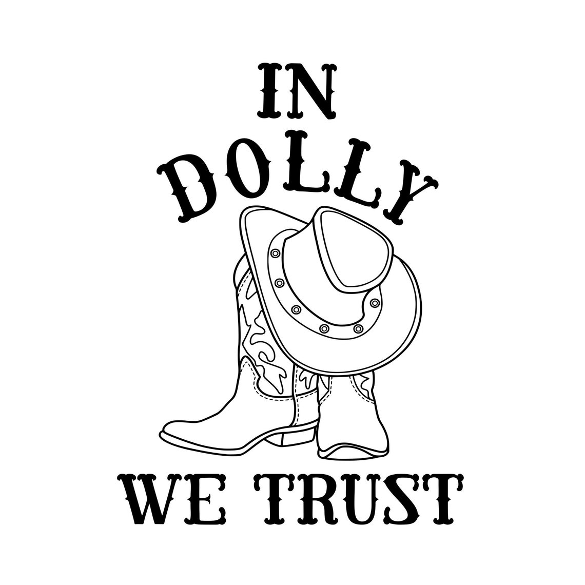 Dolly Parton SVG in Dolly We Trust SVG Jolene SVG - Etsy Sweden