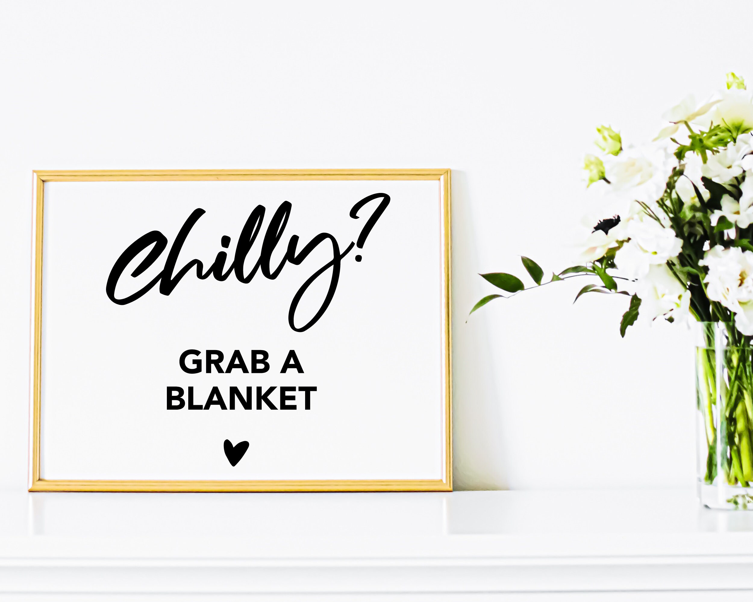 Chilly? Grab A Blanket Sign, to Have and to Hold in Case You Get Cold ...