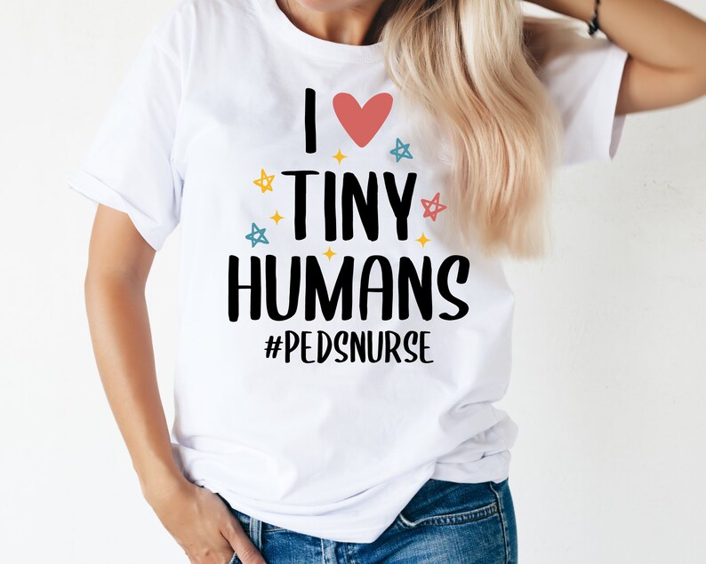 Pediatric Nurse Svg Bundle, Peds Nurse Svg, Tiny Humans Are My Favorite ...