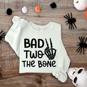Bad Two the Bone SVG, Halloween Birthday Shirt (digital Files) - Etsy