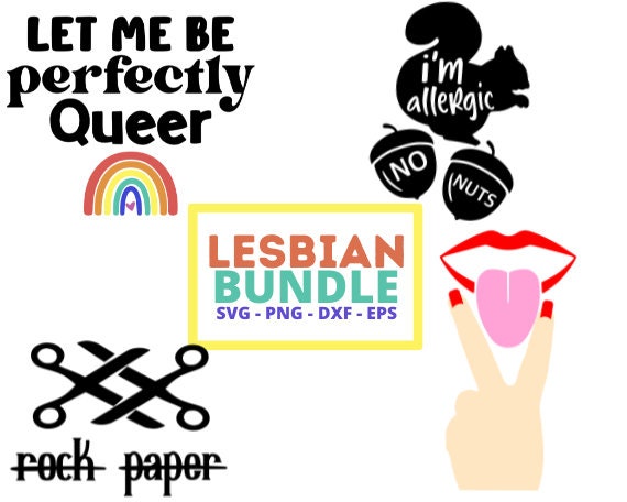 Lesbian SVG Bundle LGBT SVG Bundle Lesbian Wedding Svg - Etsy