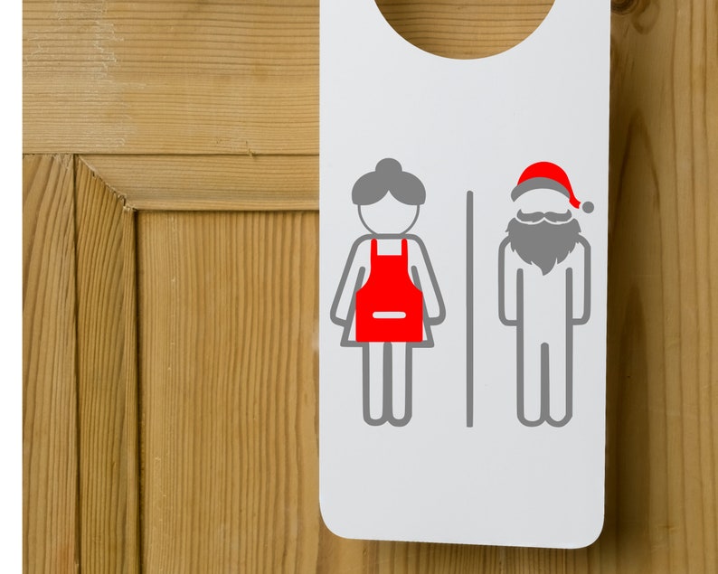 Christmas Bathroom Sign SVG PNG, Ya Filthy Animal Restroom Decor ...