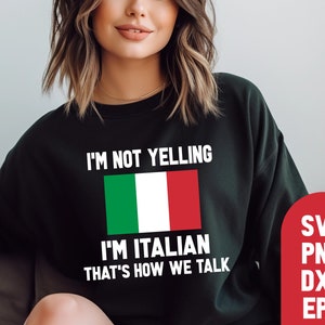 I'm Not Yelling I'm Italian Svg, Wooden Spoon Survivor Svg, Italian Svg ...