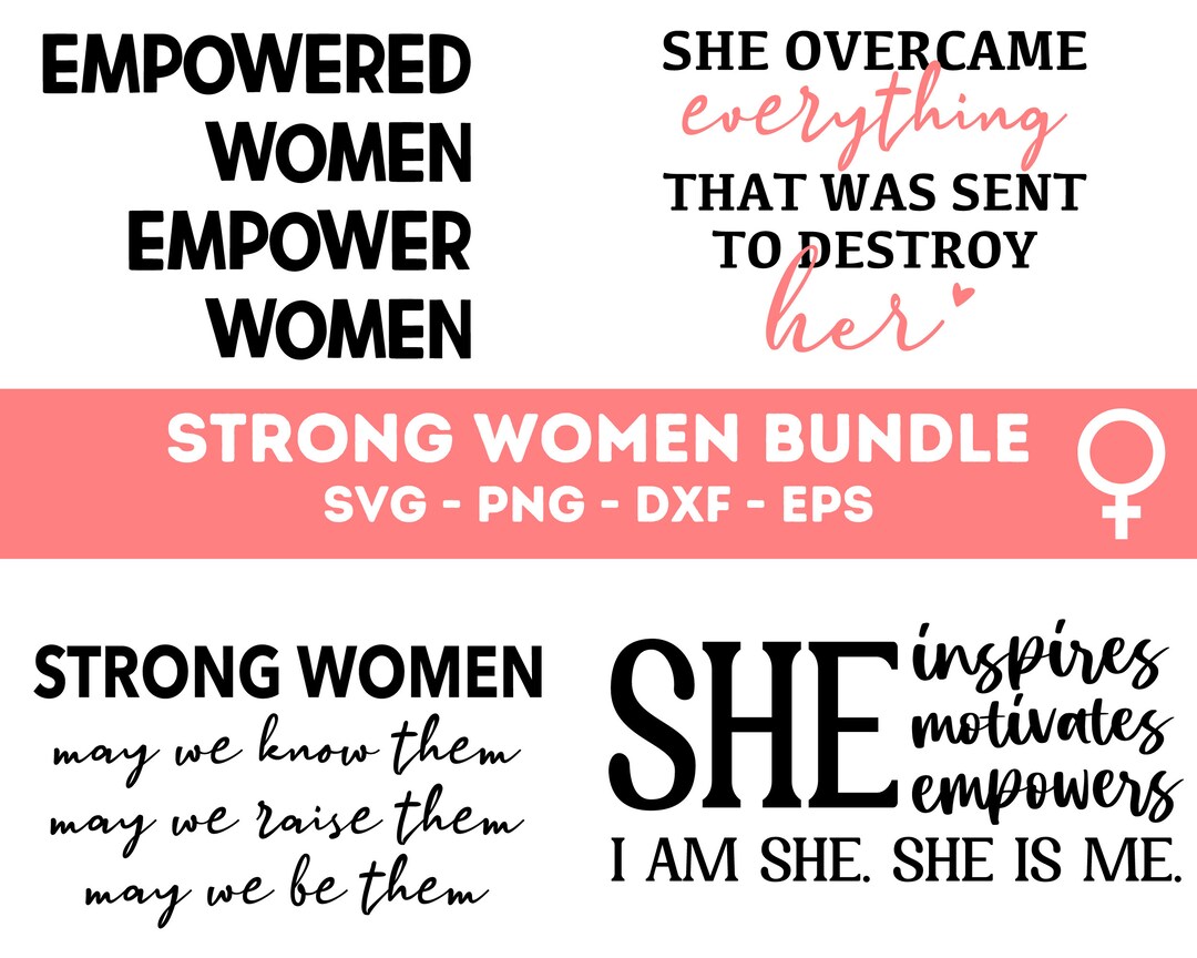 International Women's Day Svg Bundle, Empowered Women Empower Women Svg ...