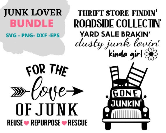 Junkin SVG Gone Junkin' SVG Thrifting SVG - Etsy