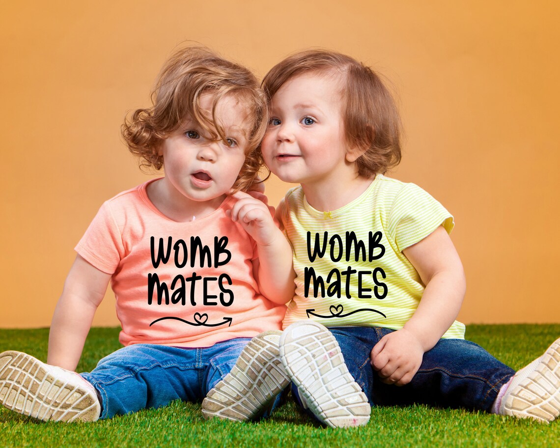 Twin Onesies Svg Bundle Twin Baby Svg Womb Mates Svg Buy - Etsy Canada