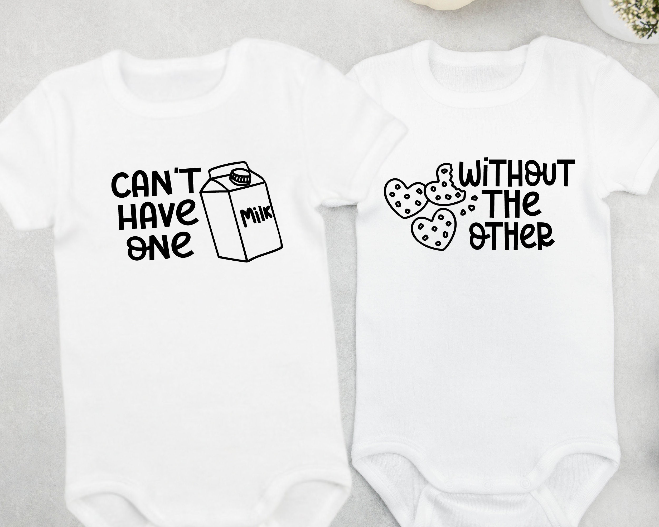 Twin Onesies Svg Bundle Twin Baby Svg Womb Mates Svg Cant - Etsy Canada
