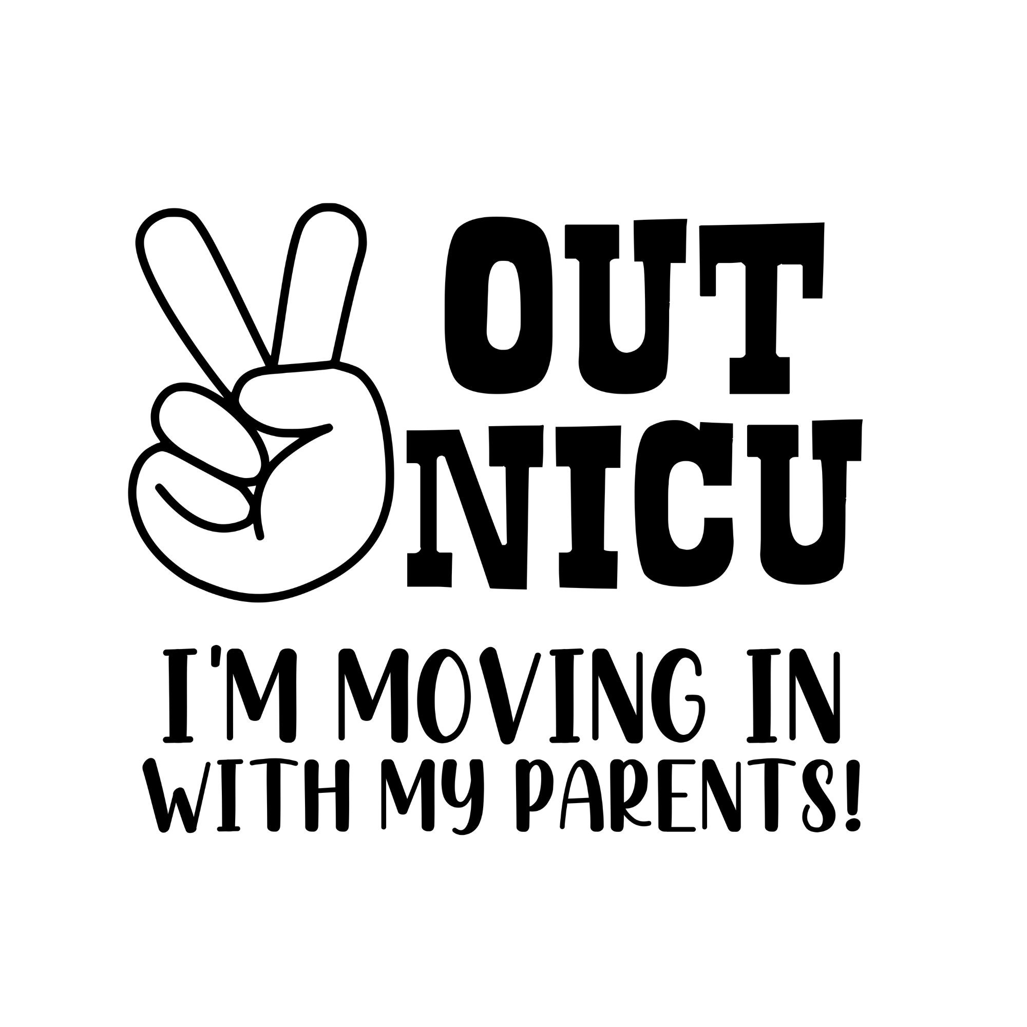 NICU SVG Bundle Peace Out NICU Svg Tiny but Mighty Svg - Etsy